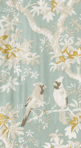 Songbirds Celadon Guest Towel Napkins – Ultimate Gifts MS