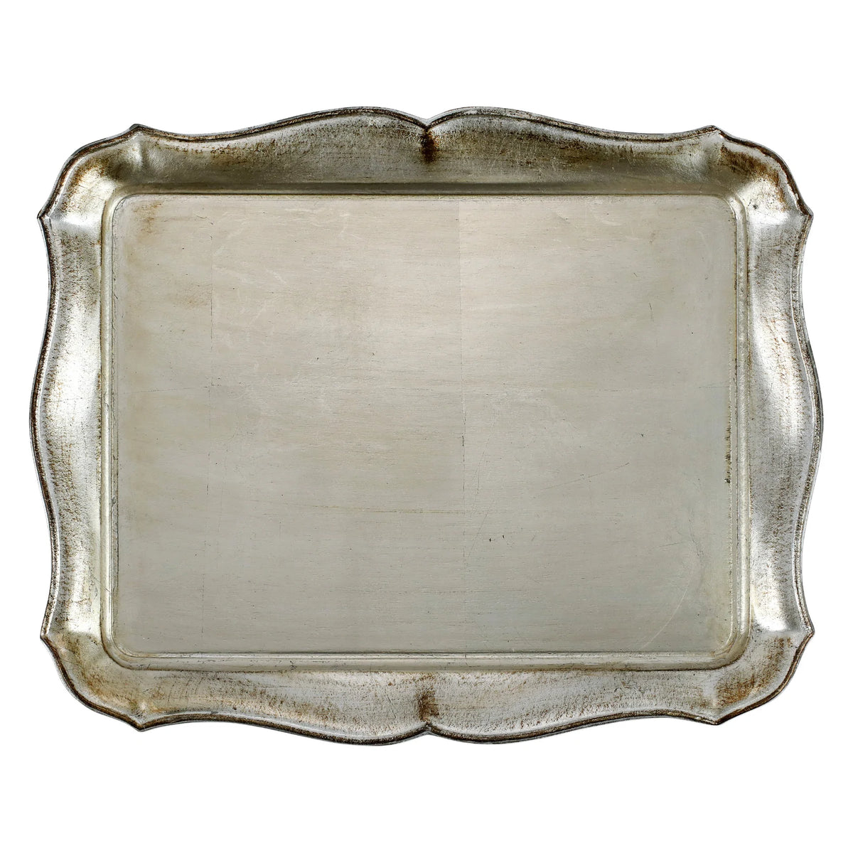 Florentine Wooden Platinum Tray – Ultimate Gifts MS