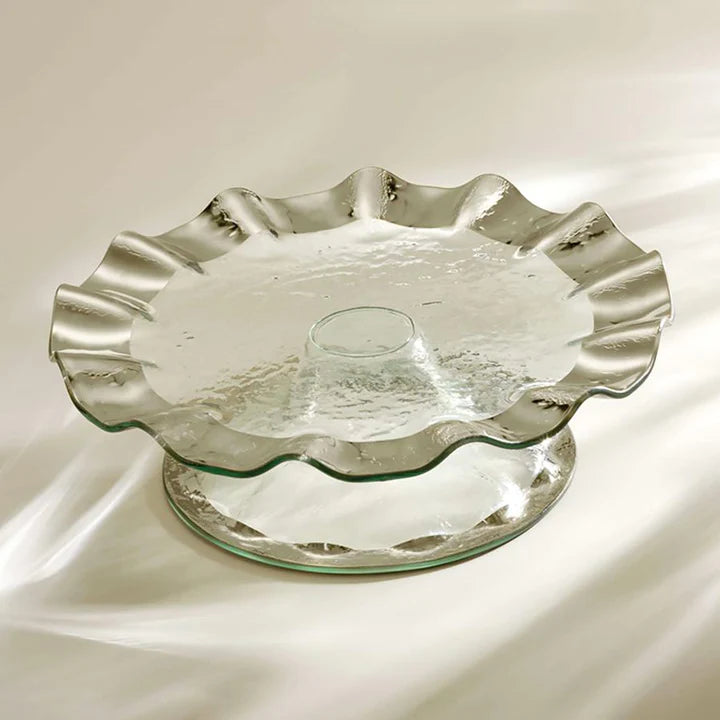 Annieglass Ruffle Cake Stand – Ultimate Gifts MS