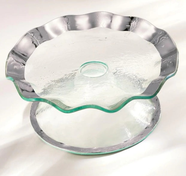 Annieglass Ruffle Petits Four Stand – Ultimate Gifts MS