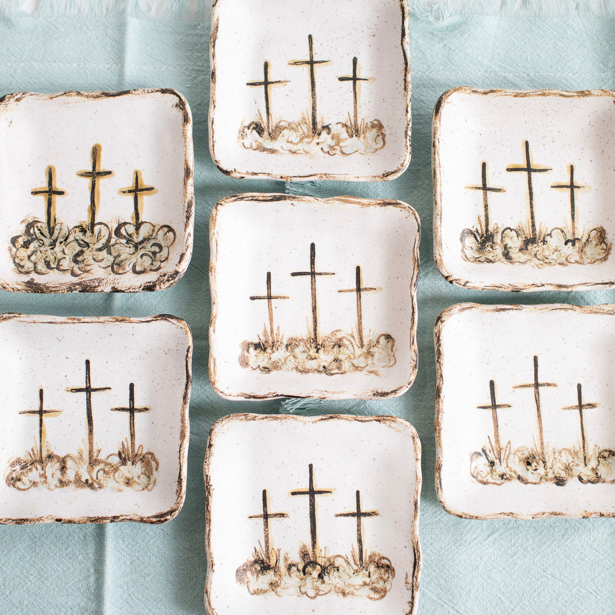 Etta B Oval Spring Cross Dish – Ultimate Gifts MS