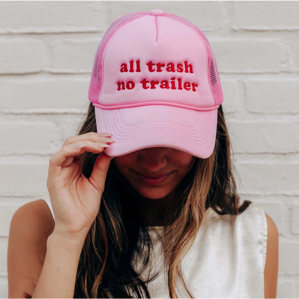 All Trash No Trailer Trucker Hat – Ultimate Gifts MS